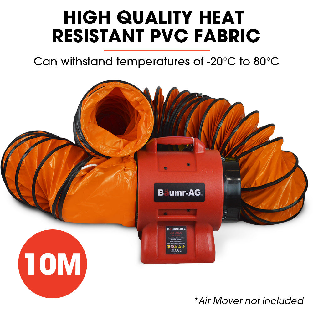 Industrial 300mm Air Duct - 10m PVC for Heavy-Duty Ventilation Solutio ...