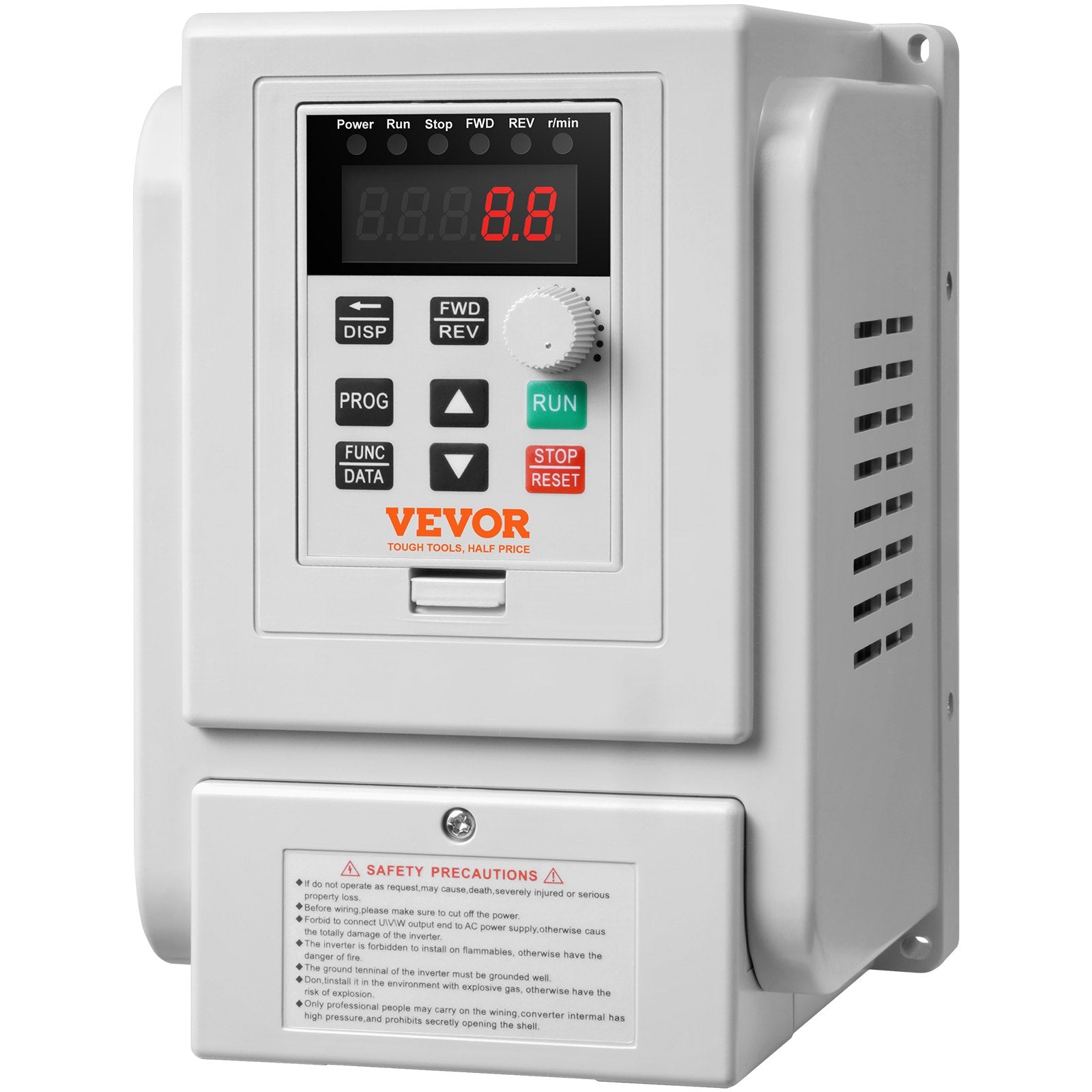 VEVOR VFD 2.2KW 10A 3HP Variable Frequency Drive for 3-Phase Motor Spe ...
