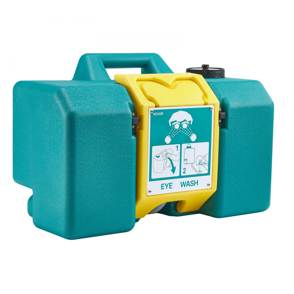 VEVOR Portable Eye Wash Station 8-Gallon OSHA-Approved Emergency Eyewa ...