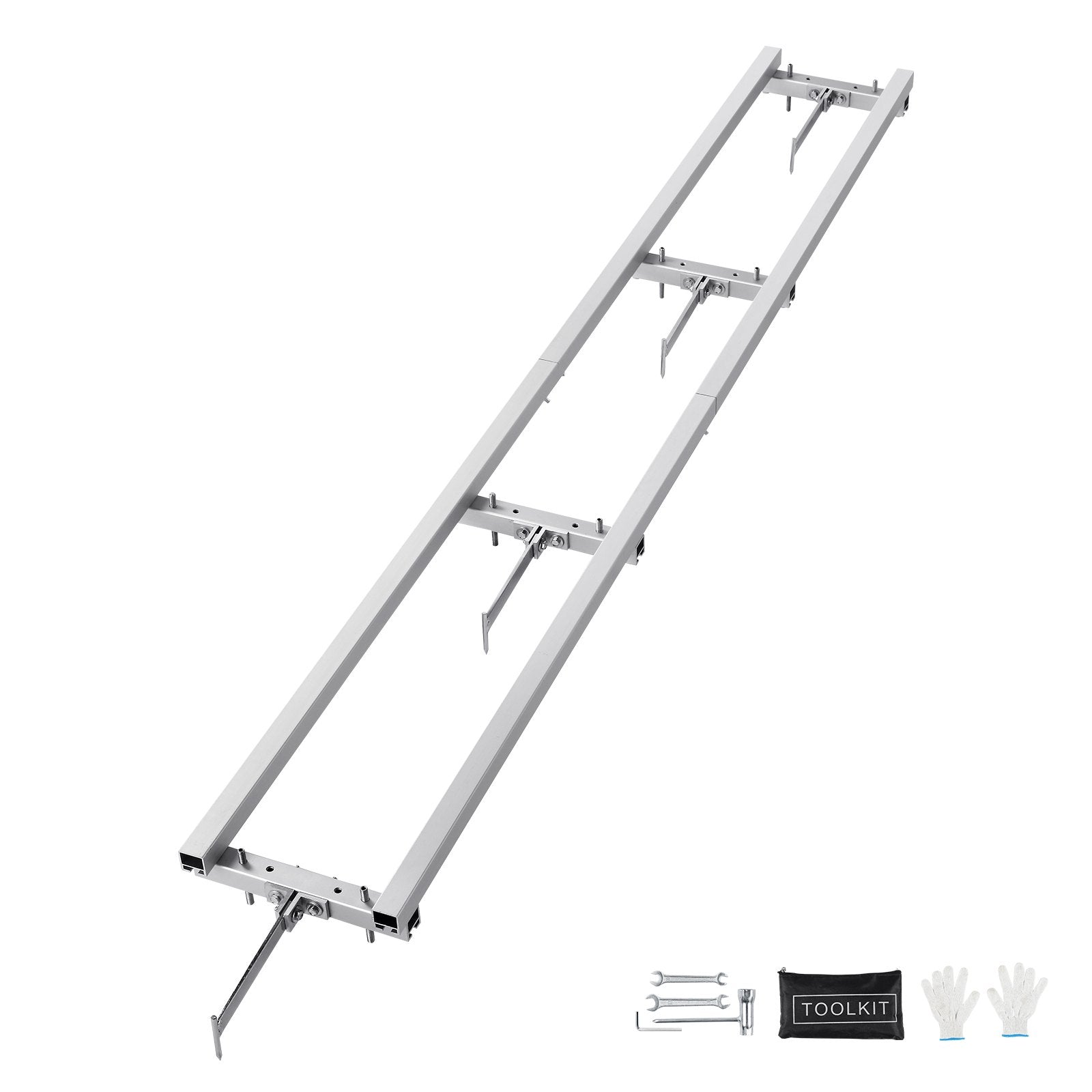 VEVOR Rail Mill Guide System, 9 ft Milling Guide, 4 Crossbar Kits Chai ...