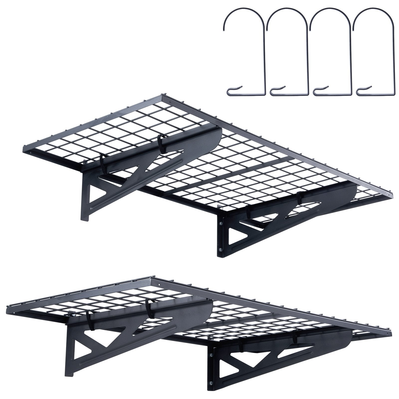 VEVOR Garage Storage Shelving, 2 Pack, 122 x 61 cm Heavy Duty Garage S ...